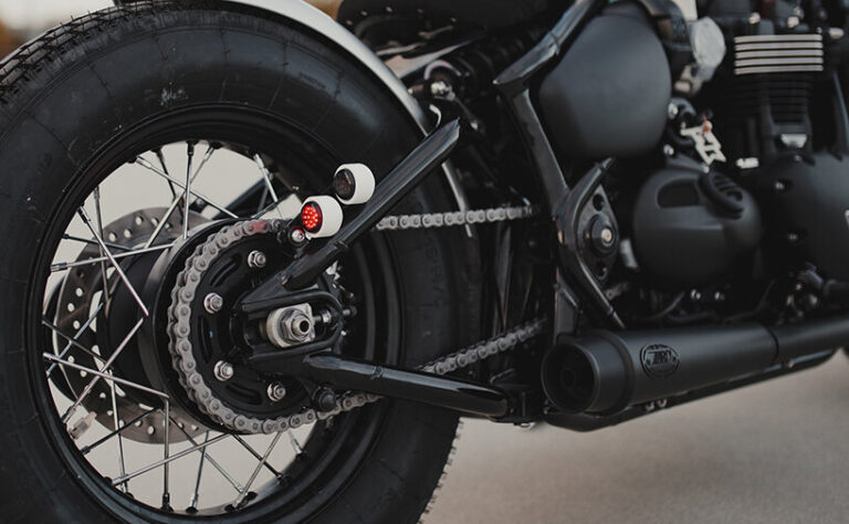 hookie customizes triumph bobber orca motorcycle with bolt-on parts only