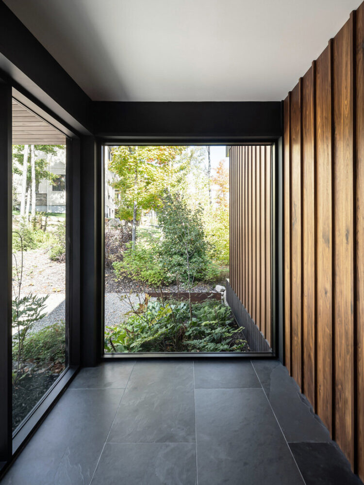 alain carle architecte combines three wooden volumes into 'koya' house ...