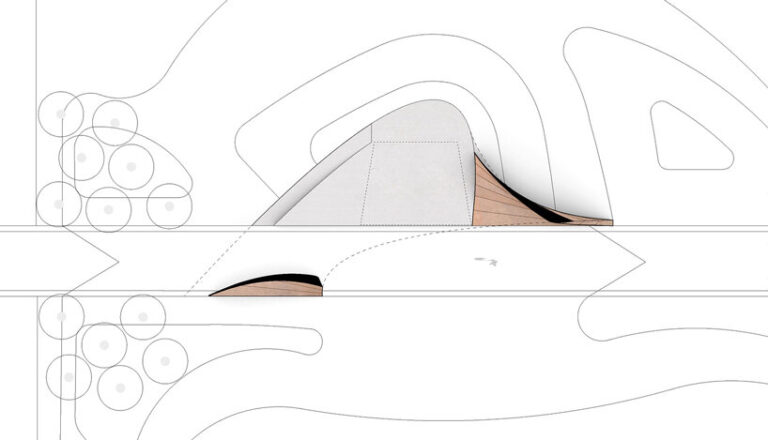 trahan architects + spackman mossop michaels plan corten steel pavilion ...