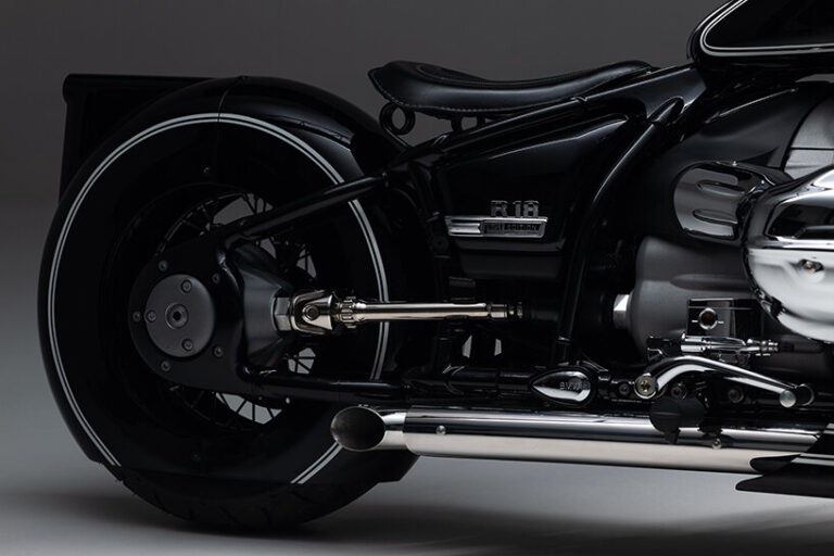BMW R18 transformed into spirit of passion motorcycle by kingston custom