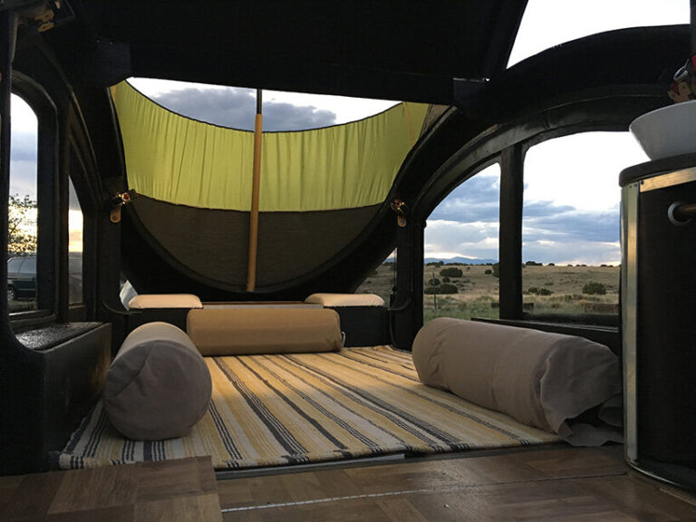 this ultralight teardrop trailer by earth traveler is made from chicken ...