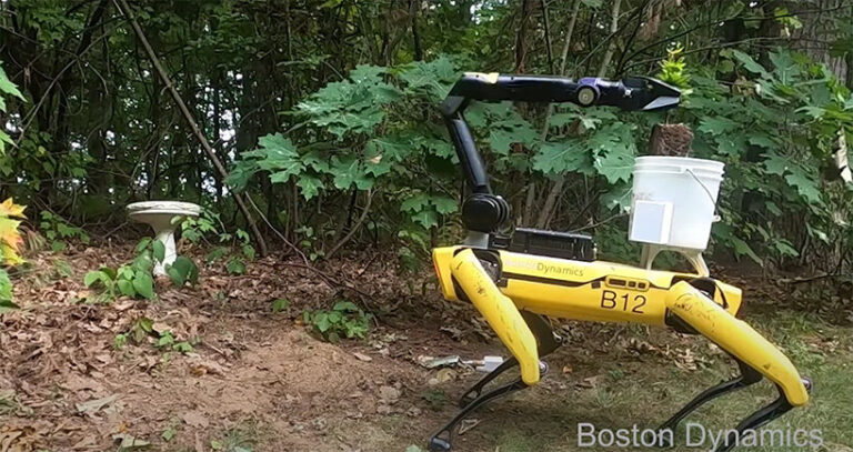 boston dynamics' robot dog spot just got an extra arm