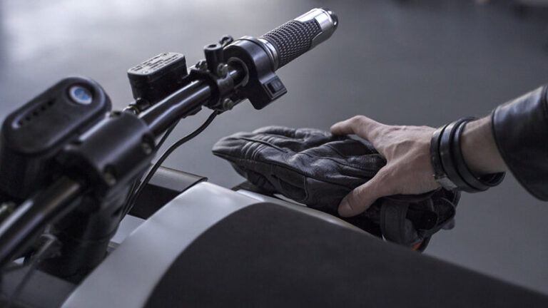 'bull-e' electric scooter merges faceted geometries with a cafe racer stace