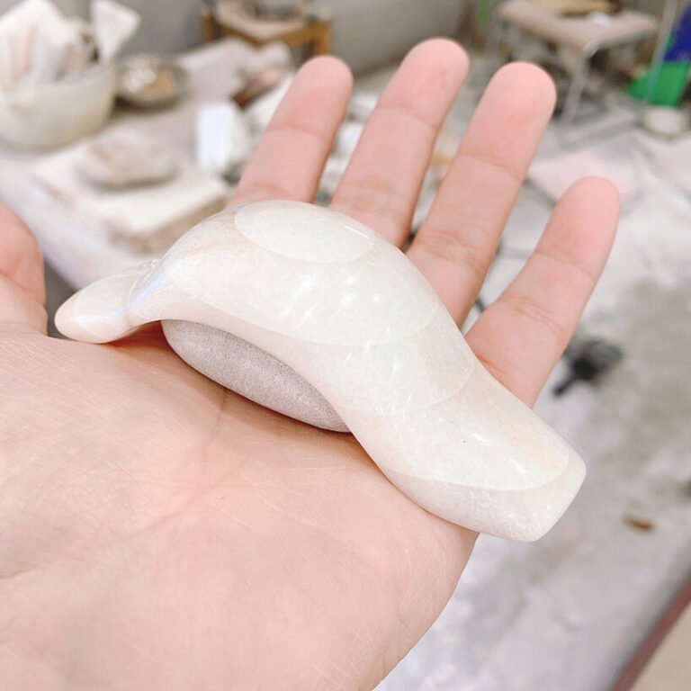 hama sculpts sushi from natural polished stones