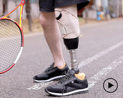 meet lytra: the modular prosthetic leg that helps amputees shower safely