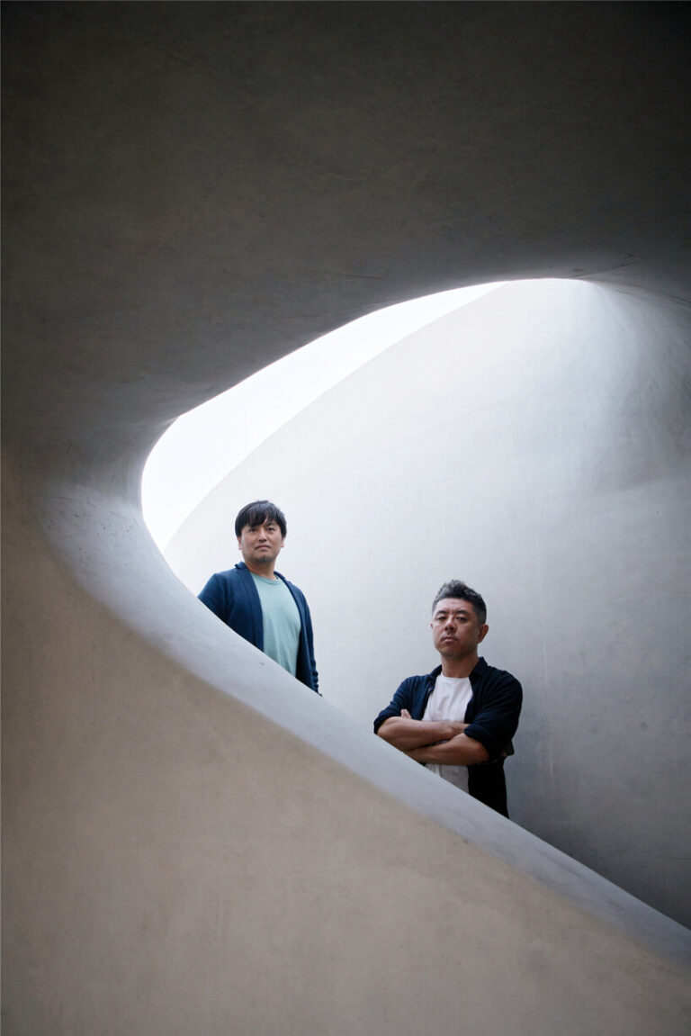 MAD architects' 'wormhole library' nears completion in haikou, china