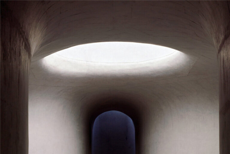 MAD architects' 'wormhole library' nears completion in haikou, china