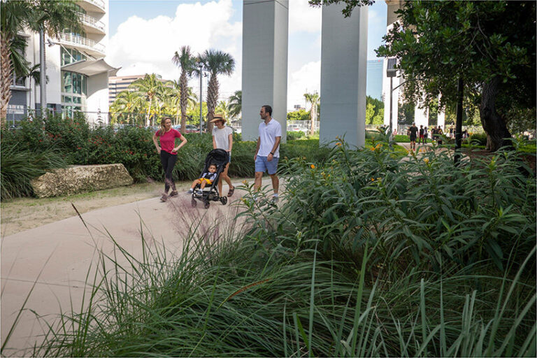 the underline, miami's linear park and urban trail, opens to the public