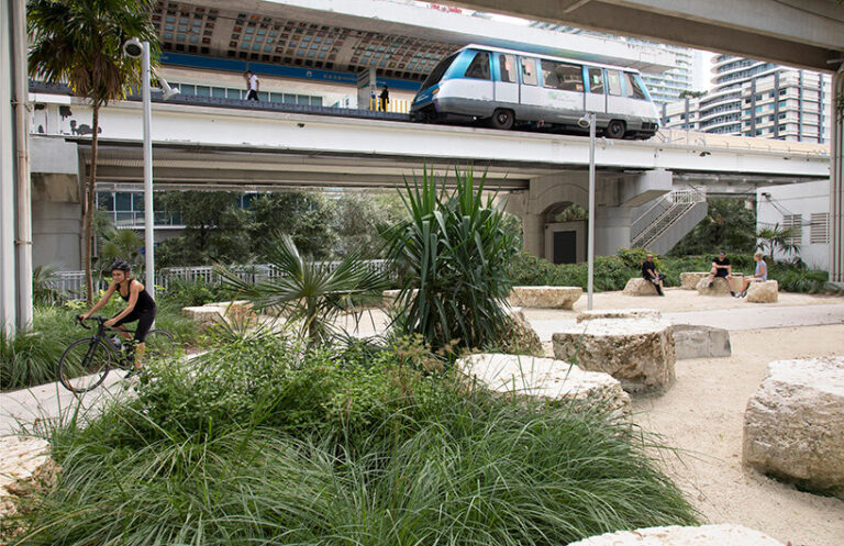 the underline, miami's linear park and urban trail, opens to the public