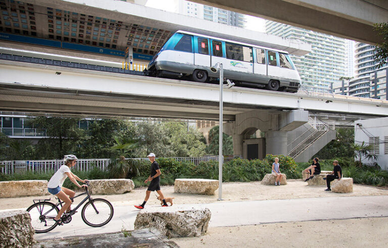 the underline, miami's linear park and urban trail, opens to the public