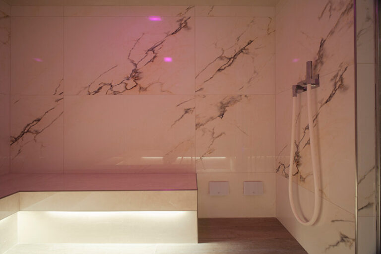 effe spa designs pair high-tech steam generator with wellness rituals