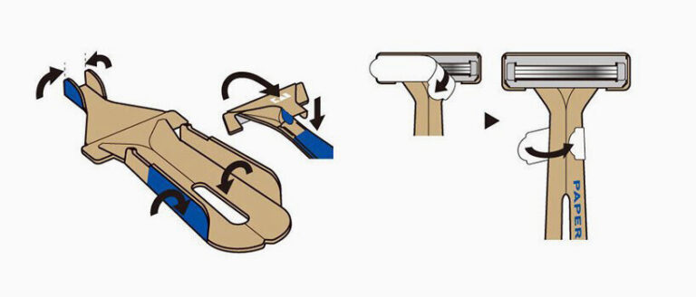 world's first disposable paper razor by kai wins GOOD DESIGN award 2021