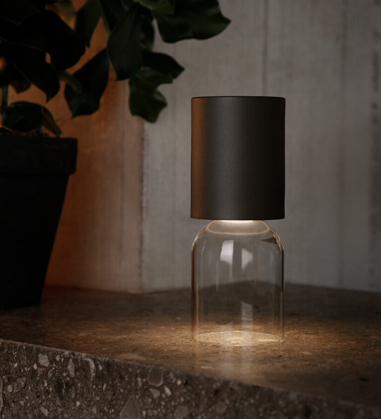 luceplan hybridizes living spaces with extended outdoor lighting ...