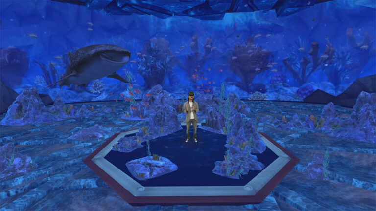 meet with your team as if face-to-face in virtual world of microsoft mesh