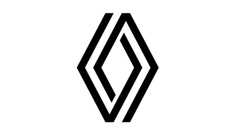 renault updates diamond-shaped logo with new 'flatified' op art-style ...