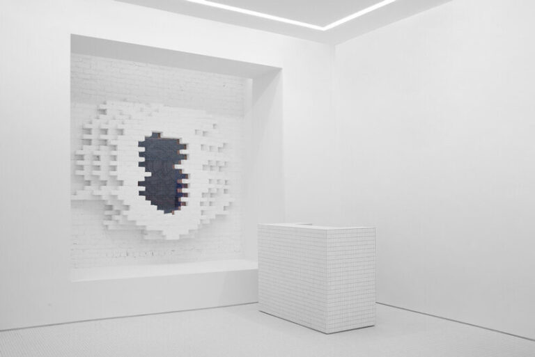 snarkitecture sculpts historic brick for library street collective gallery