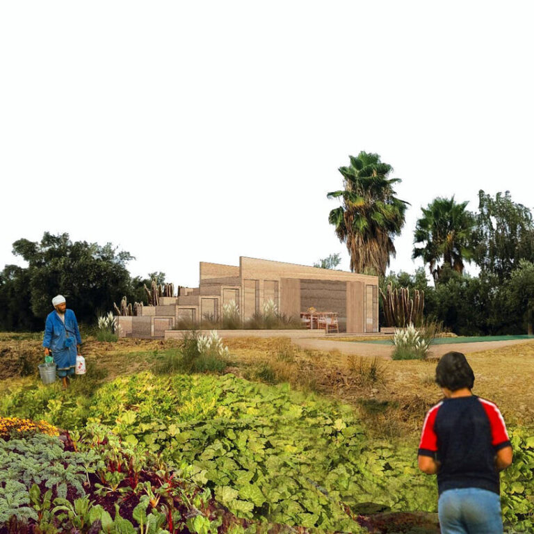 studio BoPA designs a farmer's house in rural morocco