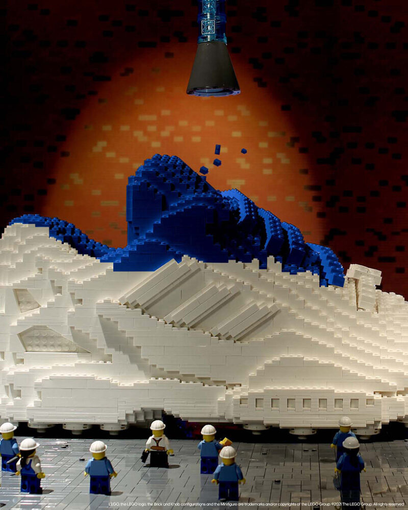 adidas originals announces LEGO ZX 8000 bricks sneaker collaboration