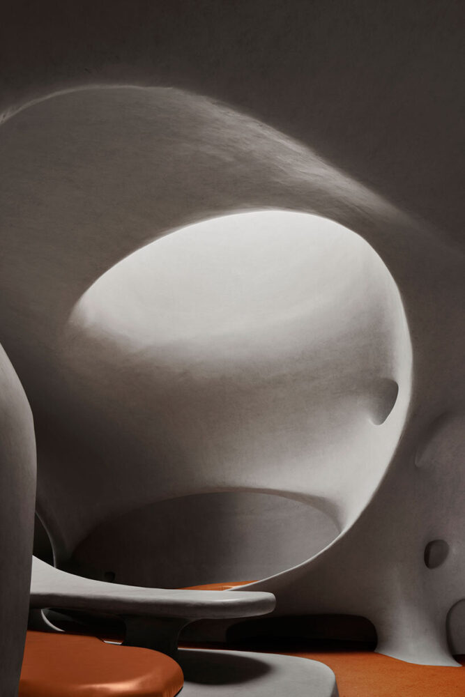 MAD architects completes its wormhole library, 'cloudscape of haikou'