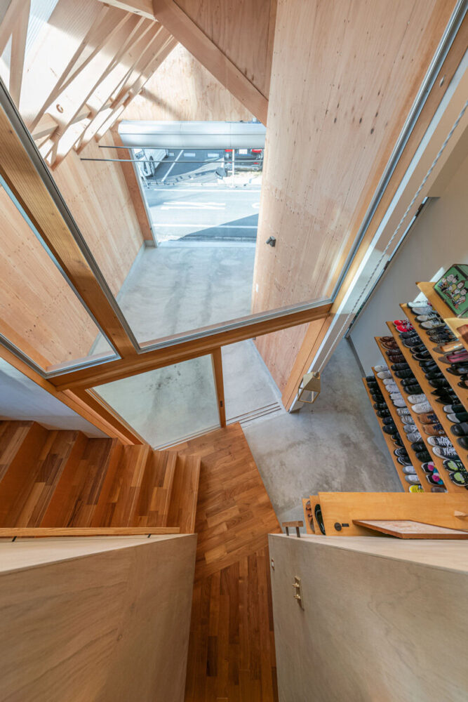 three irregular volumes form maki yoshimura's house in komabacho, japan