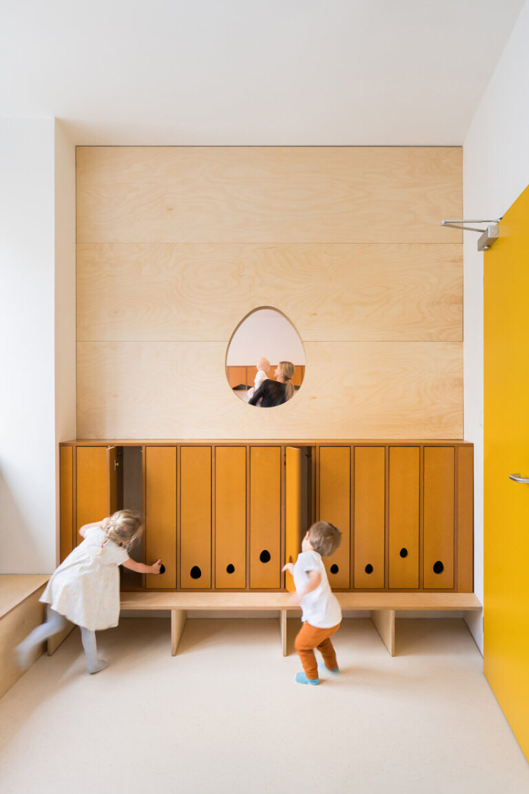 no architects builds a landscape for play in prague nursery renovation