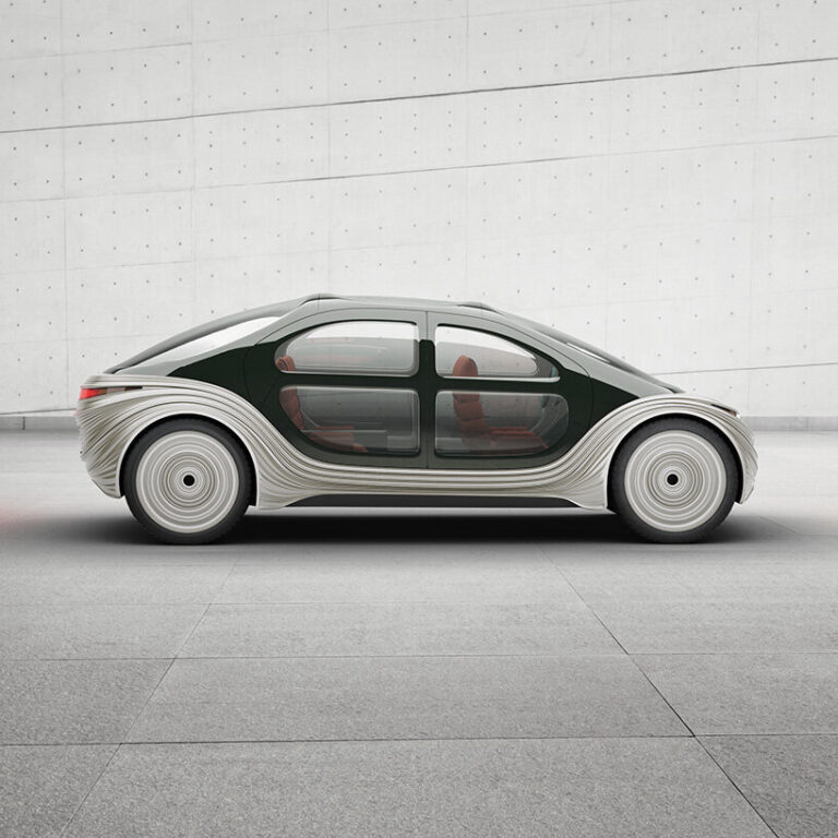 heatherwick studio unveils AIRO, an electric car that cleans other car ...