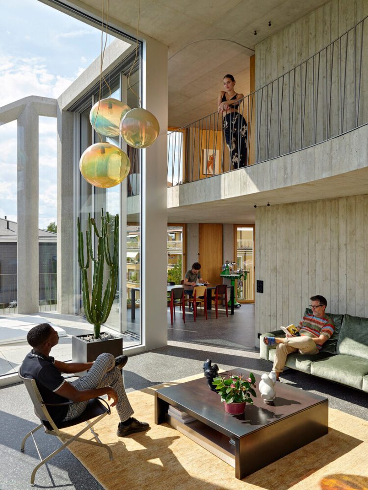 LOCALARCHITECTURE designs curved residential building in switzerland