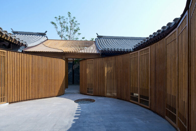 URBANUS transforms ruinous hutong in beijing with sinuous intervention