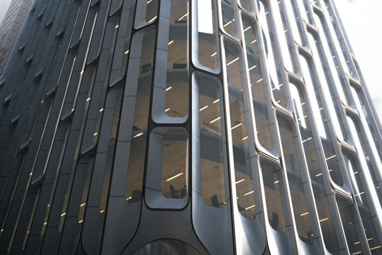 '55 yonge' by PARTISANS will mark a futuristic icon in downtown toronto