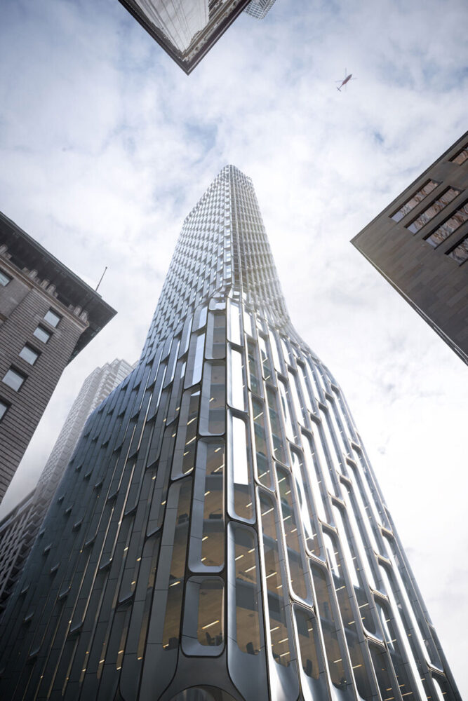 '55 yonge' by PARTISANS will mark a futuristic icon in downtown toronto