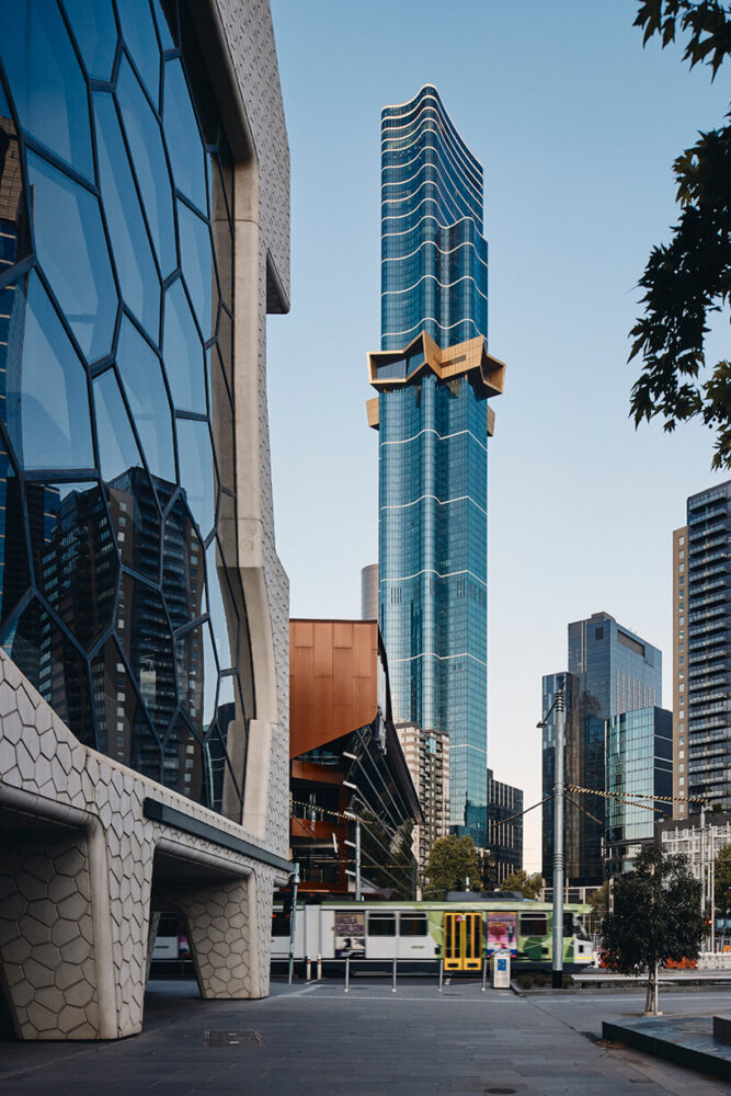 fender katsalidis nests gold star into southern hemisphere’s tallest tower