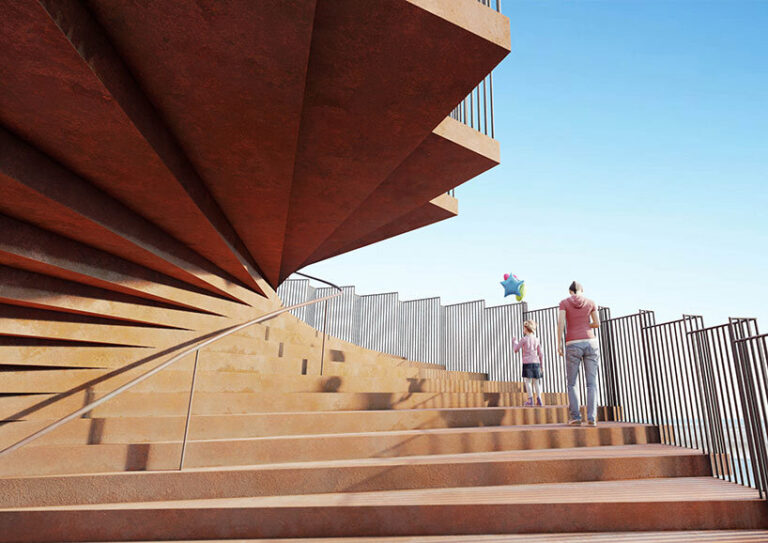 bjarke ingels group's marsk watchtower soon to rise above denmark