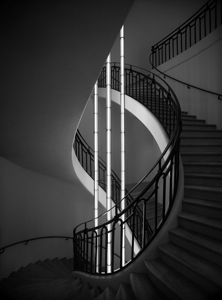 the bouroullecs and flos light up tadao ando's bourse de commerce ...