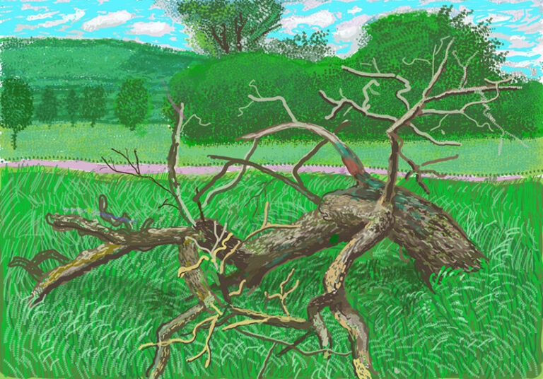 david hockney celebrates the arrival of spring with two exhibitions