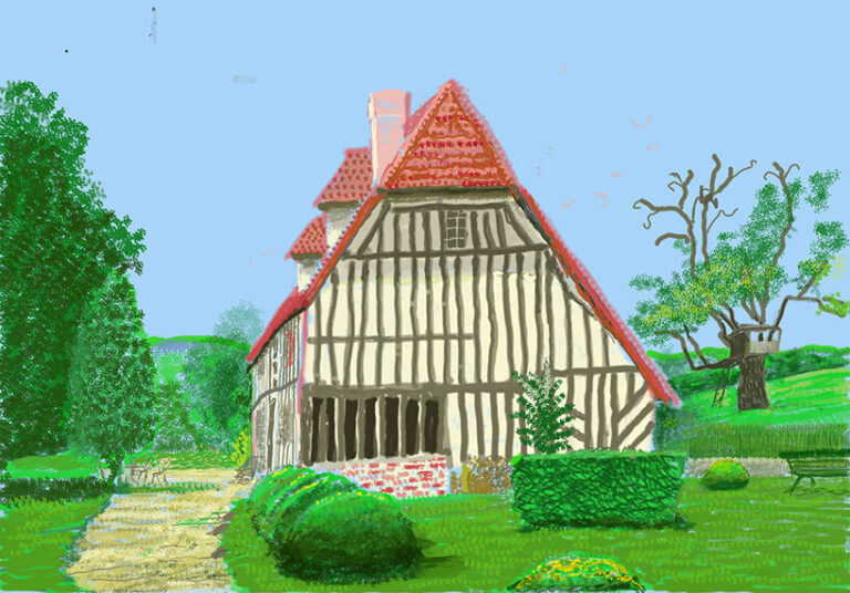 david hockney celebrates the arrival of spring with two exhibitions