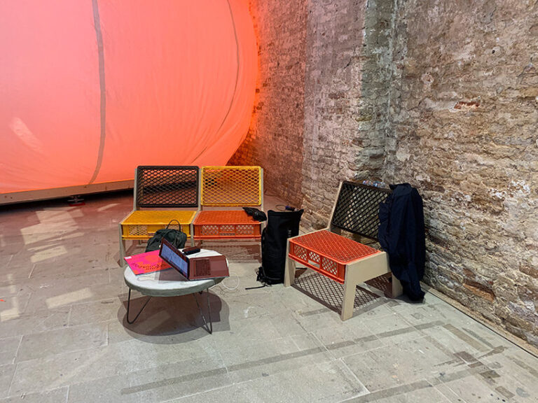 raumlabor reconstructs 'floating university' bubble for knowledge ...