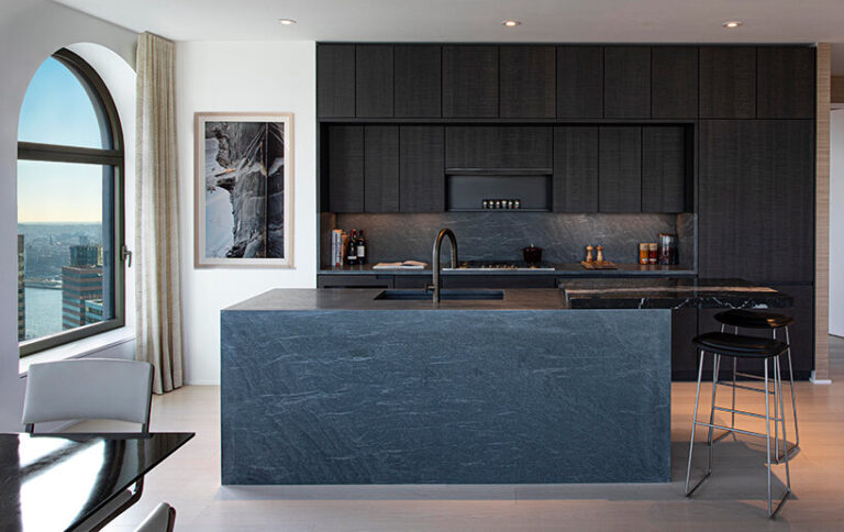 GAGGENAU'S built-in kitchen designs in 130 william by sir david adjaye