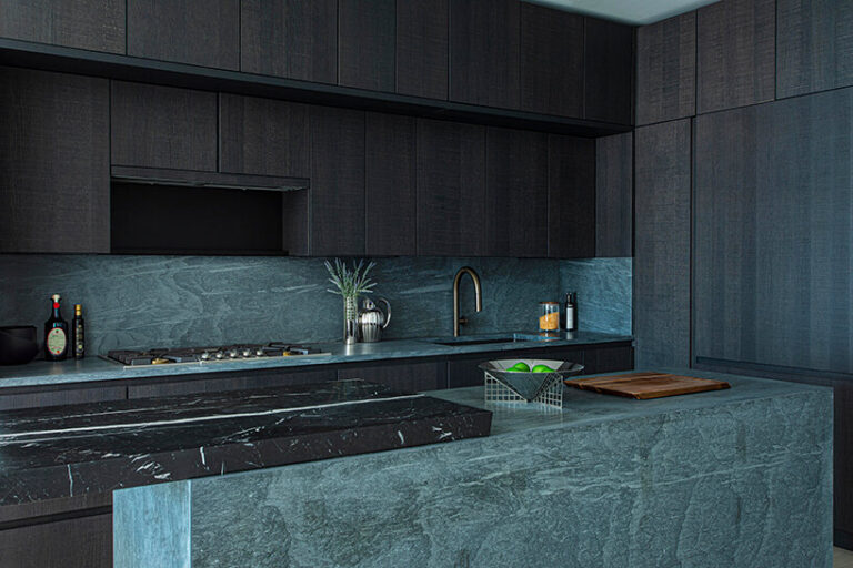 GAGGENAU'S built-in kitchen designs in 130 william by sir david adjaye