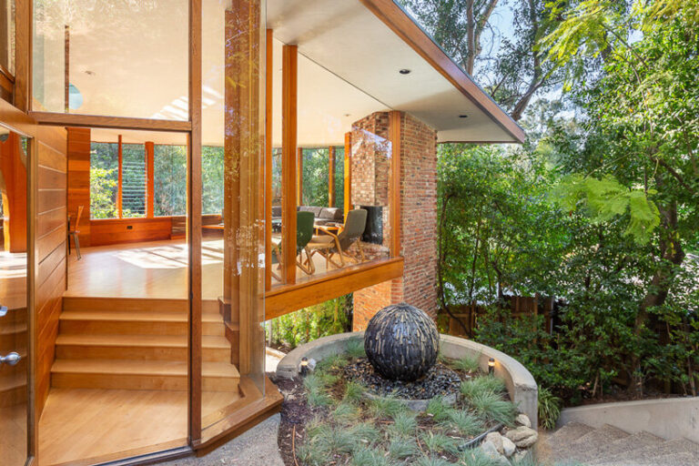 the tyler house, built by john lautner in 1950, hits the market in los angeles