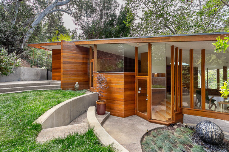 the tyler house, built by john lautner in 1950, hits the market in los angeles