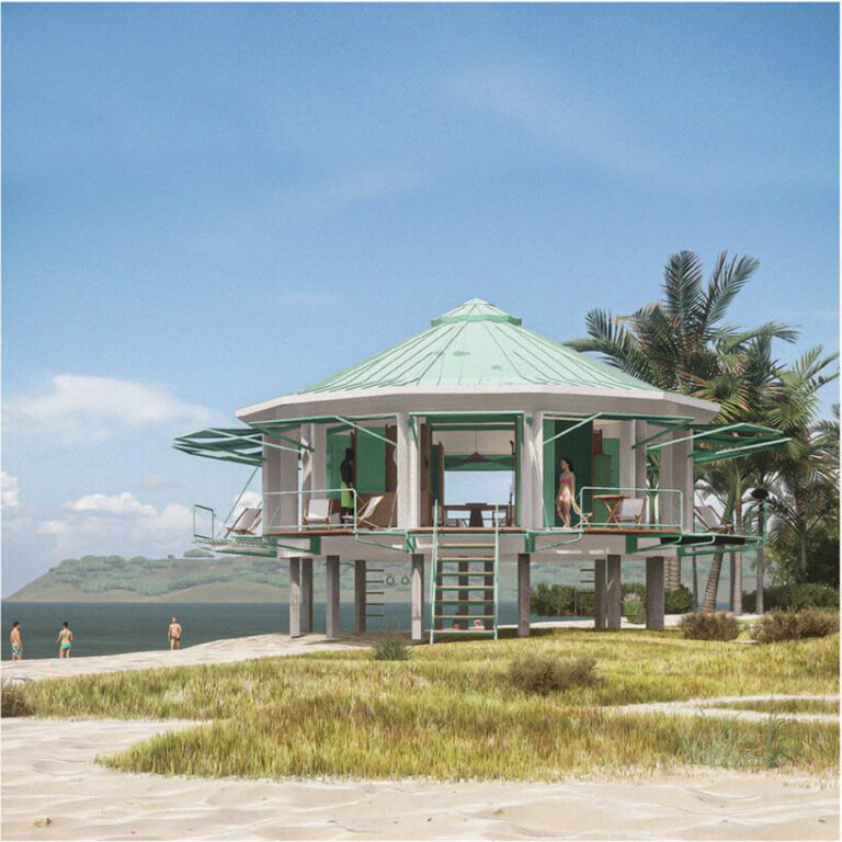 a minimal and modular hurricane-resistant home wins arch out loud's ...