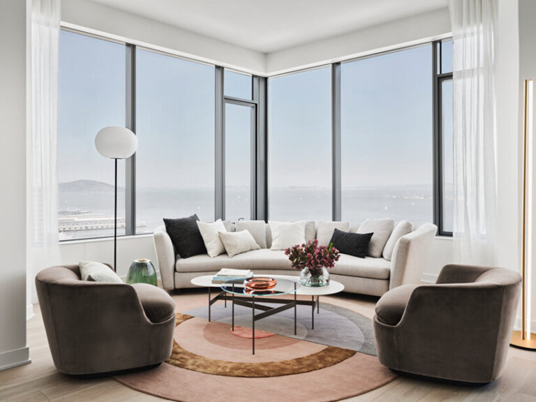 'panorama collection' interiors revealed of studio gang's MIRA tower