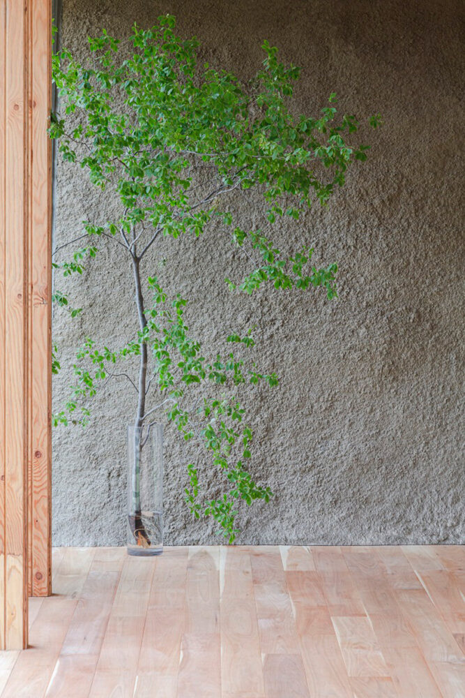 ADX transforms excavated soil into trapezoid walls for this house in japan