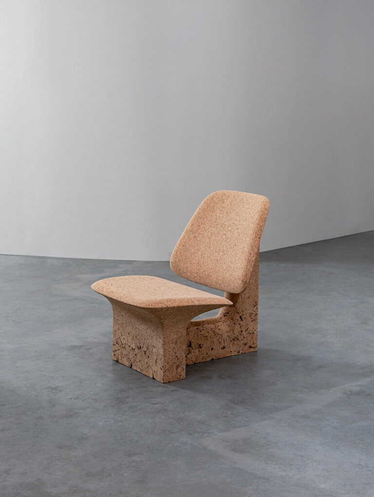burnt cork furniture made of scrapped remnants with a raw to refined ...