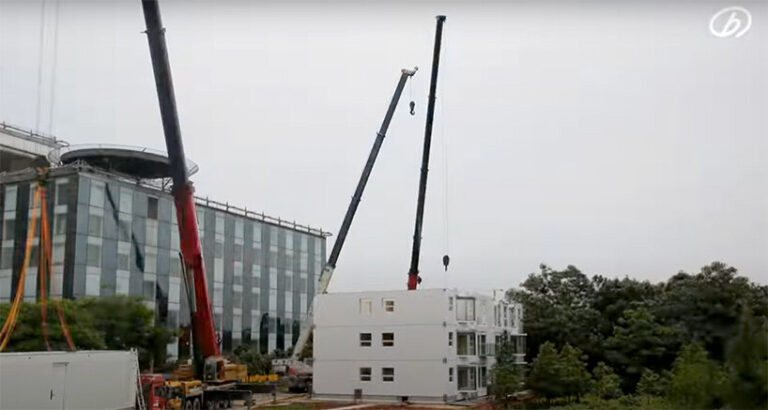 watch china build a 10-story building in 28 hours and 45 minutes