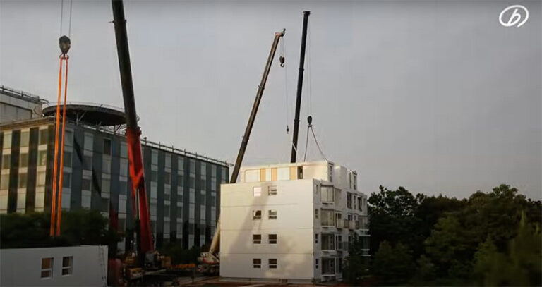 watch china build a 10-story building in 28 hours and 45 minutes