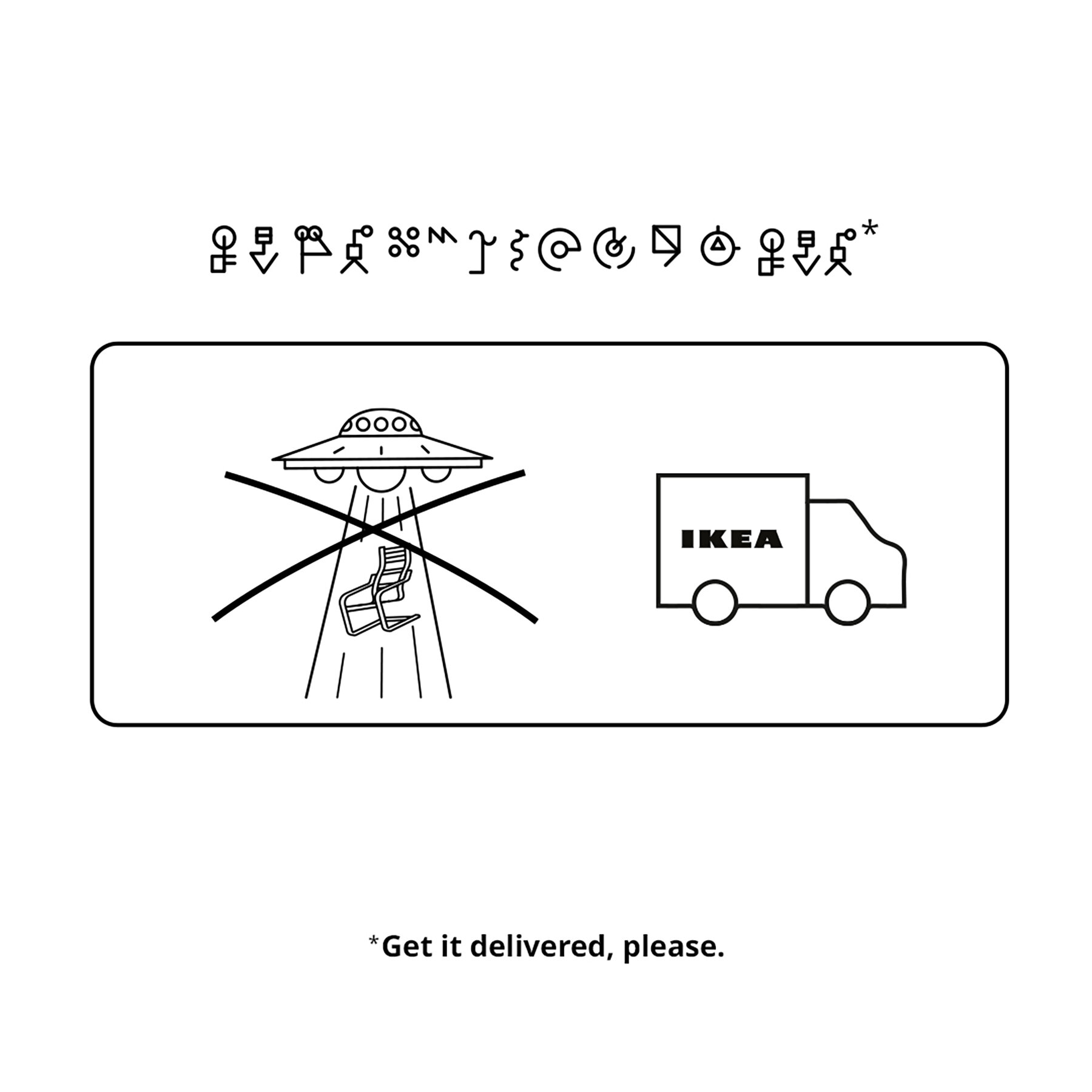 IKEA prepares for extraterrestrials with assembly manuals for aliens