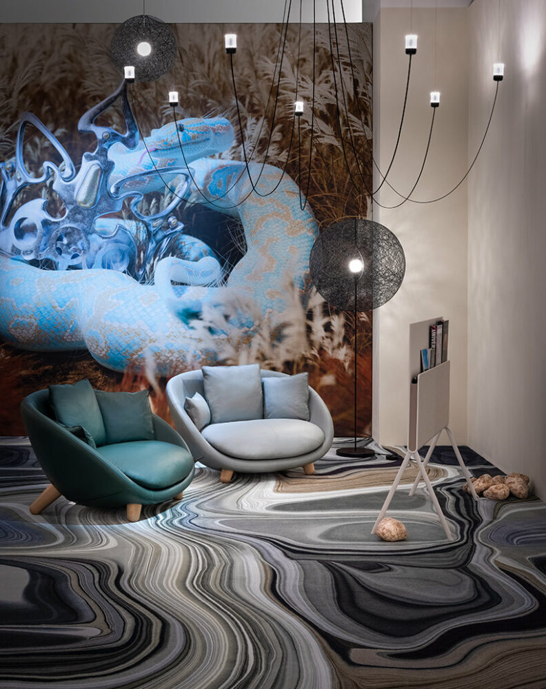 moooi immerses milan design week 2022 visitors in a life extraordinary