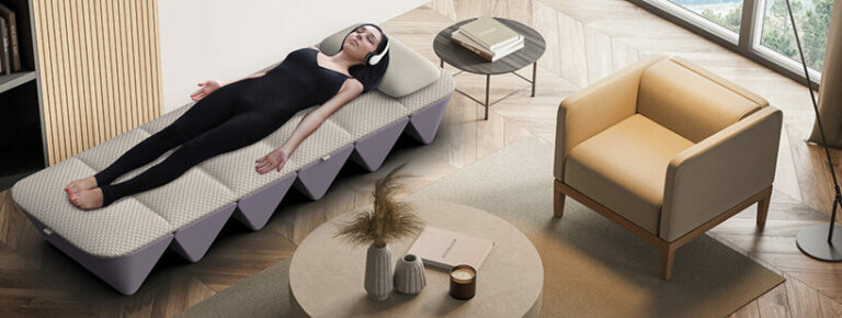 opus meditation bed with spatial sound + vibration technology makes ...