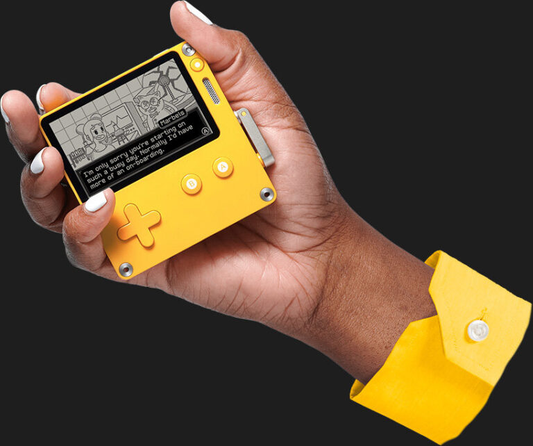 playdate is a retro handheld game system with new games weekly